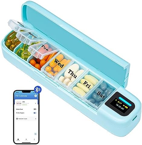 Amazon.com: Daviky Automatic Pill Dispenser, Smart Pill Organizer with ...