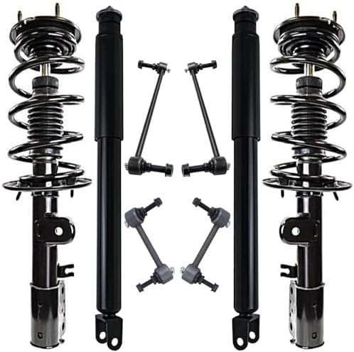 Amazon.com: Detroit Axle - FWD Front Struts & Coil Spring + Rear Shock ...