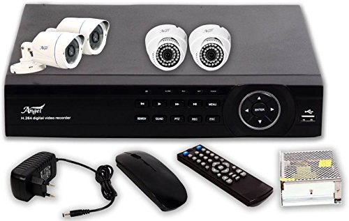 Angel Dvr System 4 Channel Home Security Camera, 4 Tb : Amazon.in: Home ...
