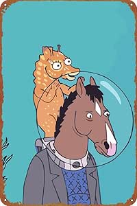 Amazon.com : Bojack The Horseman Movie Poster Vintage Tin Sign for Home ...