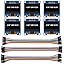 XIITIA 6pcs 0.96 inch OLED IIC I2C Display Module SSD1306 128x64 LCD ...