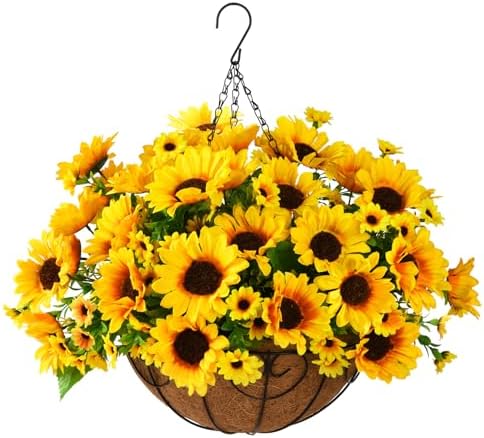 Amazon.com: Daily Treasures 2PCS Artificial Hanging Flower,176 ...
