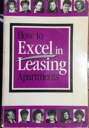 How to Excel in Leasing Apartments: Jennifer Nevitt: 9780964553804 ...