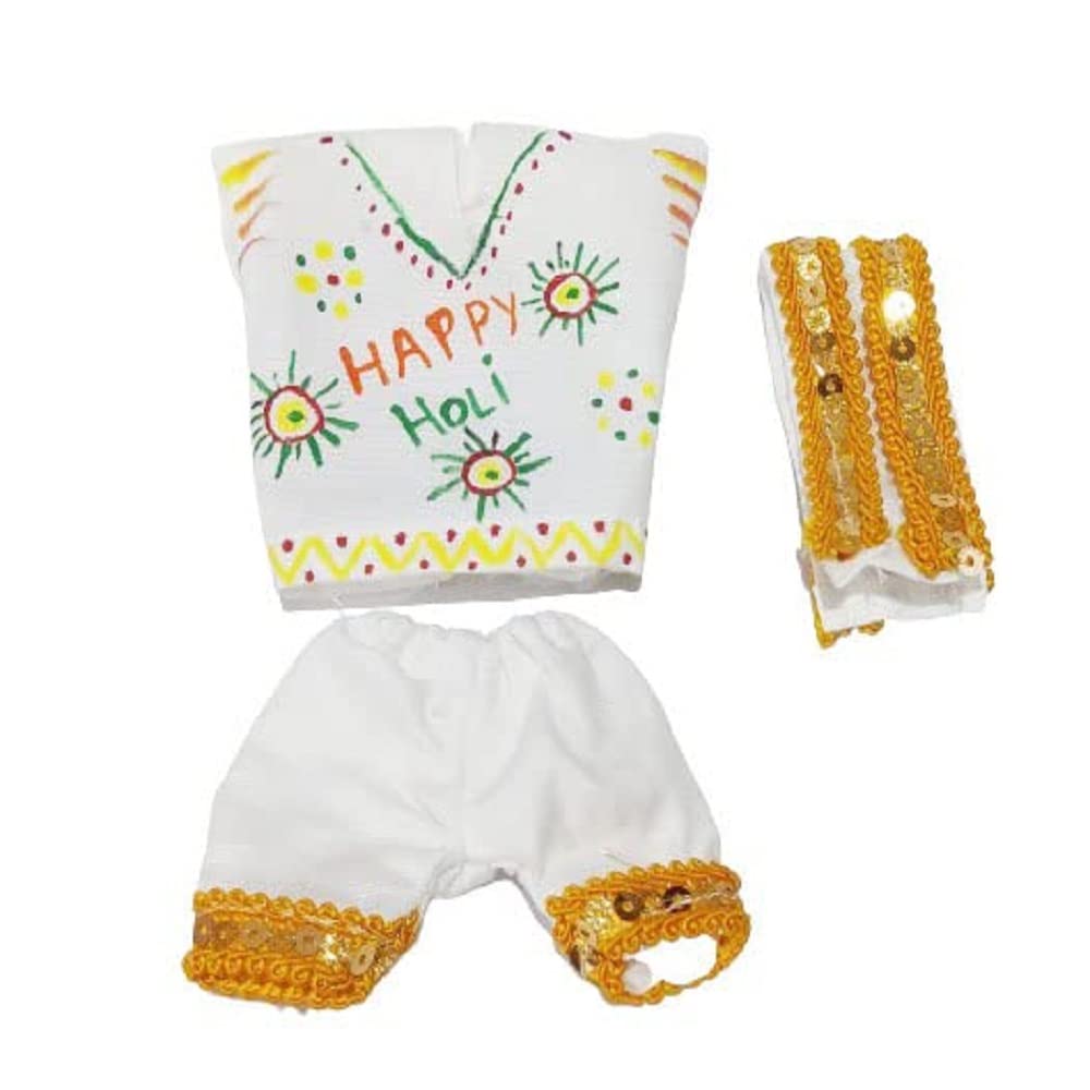 Kanha Ji/Ladoo Gopal/Ladu Gopal/Laddu Gopal/Madhav Ji Holi Dress Size 0 ...