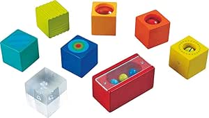 HABA 305273 Discovery Blocks Colours Galore- 8 wooden blocks, ages 12 ...