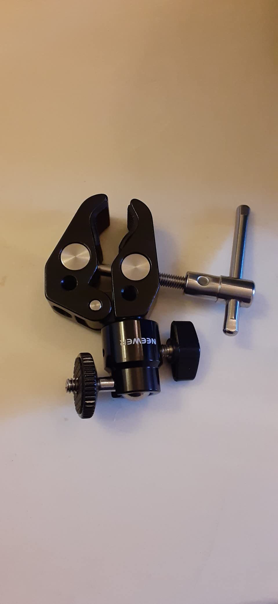 Amazon.com : NEEWER Crab Clamp Articulated Mini Ball Head, Super Clamp ...