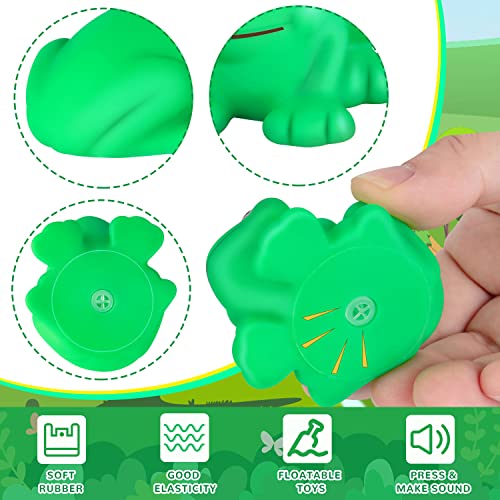 Snapklik.com : 36 Pcs Rubber Frogs For Kids, Cute Floating Squeaky Frog ...