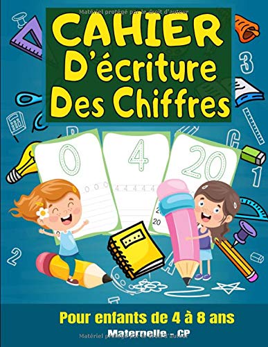 Cahier Decriture Des Chiffres Maternelle Petite Moyenne Grande Section ...