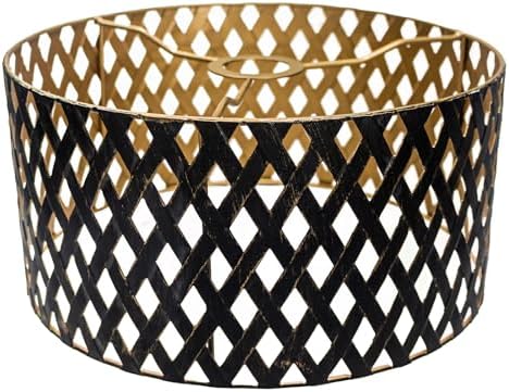 Osasy Metal Lampshade Moroccan metal drum shades, Hollow-out Metal Lamp ...