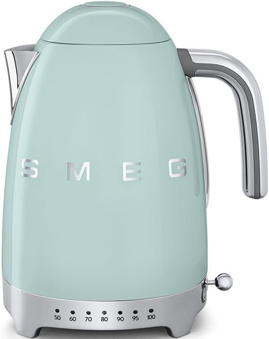 Amazon.com: Smeg KLF02PGUS 50's Retro Style Variable Temperature Kettle ...