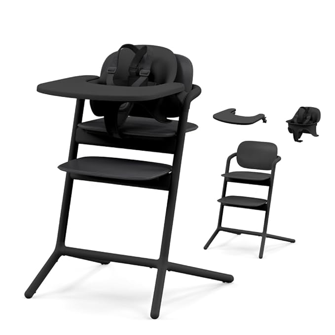 Amazon.com : Cybex LEMO High Chair 3-in-1 Set with Baby Set + Snack ...