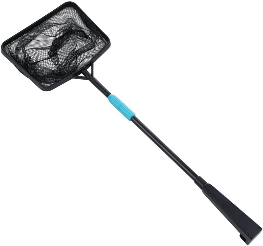 Kapmore Extendable Stainless Steel Pond Leaf Rake with Deep Mesh Net ...