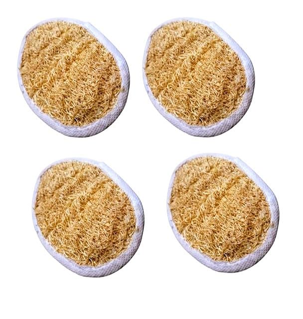 Natural Loofah For Bathing, Body Sponge & Scrubber for Bathing Women ...