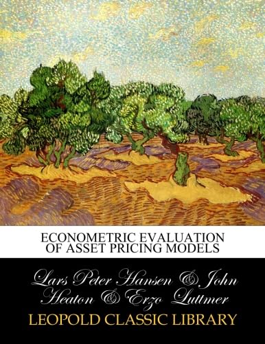 Econometric evaluation of asset pricing models: Amazon.co.uk: Hansen ...