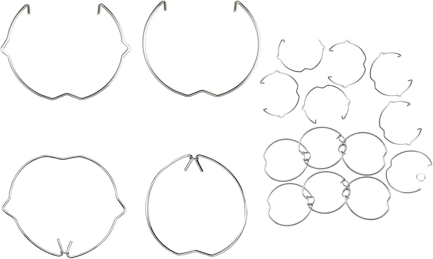 jeufun 30 Pcs Spotlight Clips Retaining Spring Rings Clasp Clips, Lamp ...