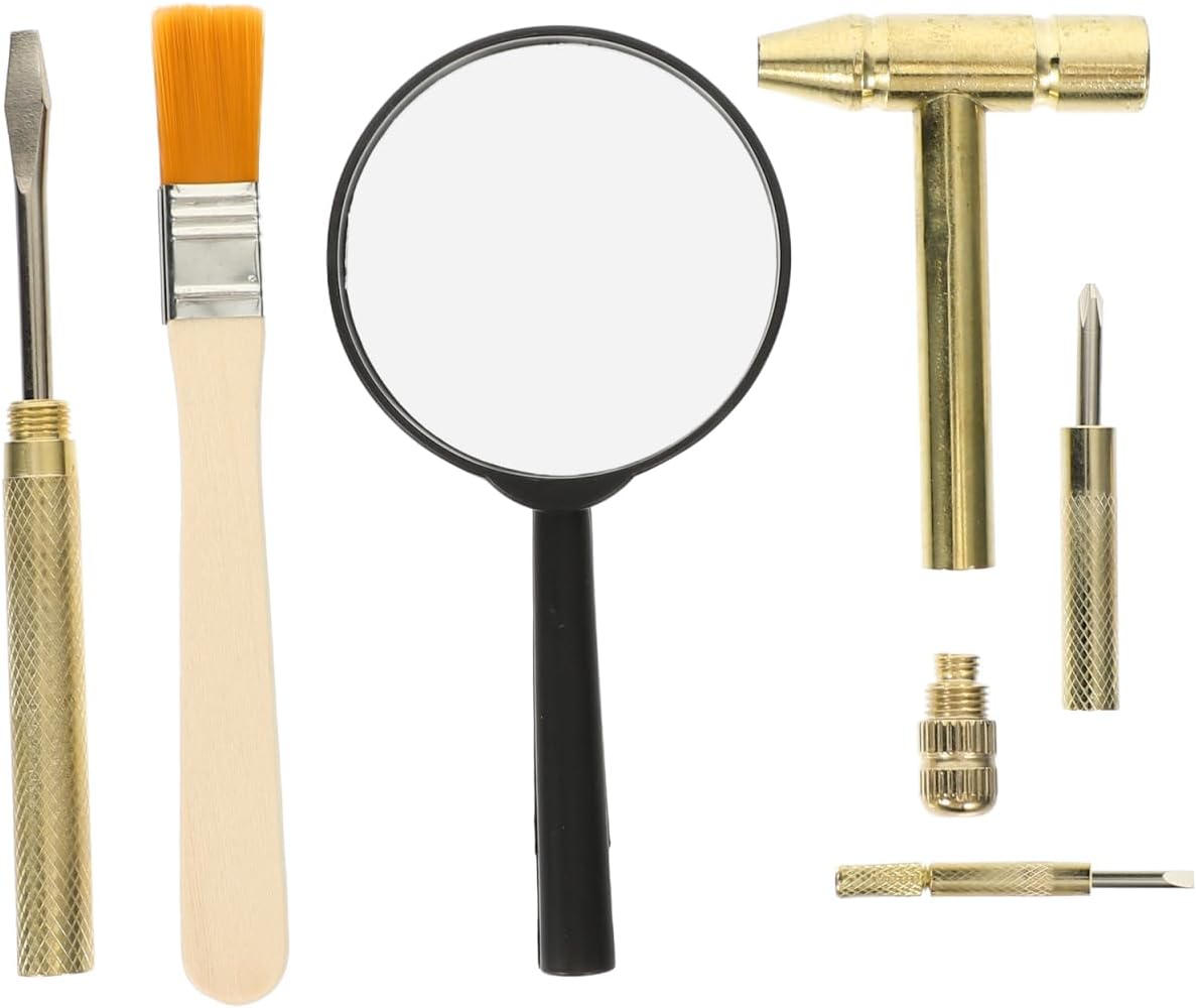 Amazon.com: 1 Set Dinosaur Dig Tools Kit: Archaeological Excavation ...