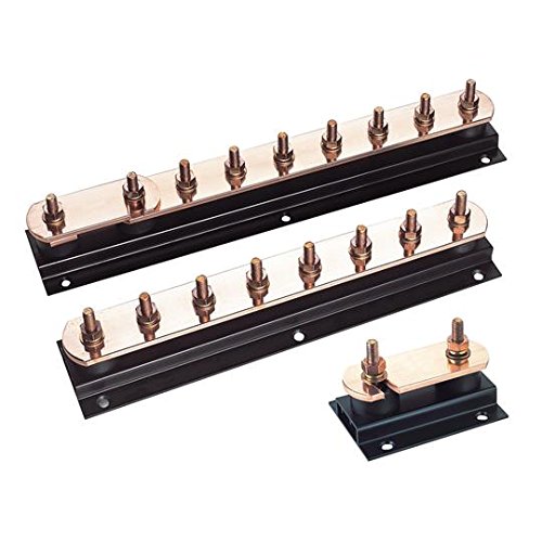 Furse LK245-12 50x6mm Copper Earth Bar with M10 Screws 12 Way : Amazon ...