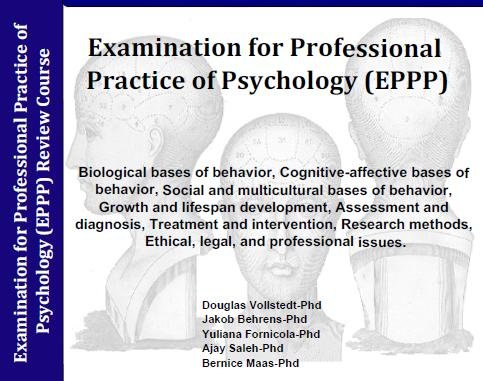 EPPP Evaluation of Professional Practice in Psychology 7 Hour Review ...