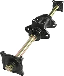 Amazon.com: YC Yier 32" Go Cart Rear Axle Kit Rear Axle Complete Assembly Kit 4 Stud Wheel Hub ...