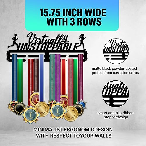 PH PandaHall Running Medal Hanger Medal Holder Medal Display Rack 3 ...