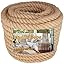Manila Rope 3/4 Inch X 100 Ft, Natural Hemp Rope 4 Strand Twisted ...