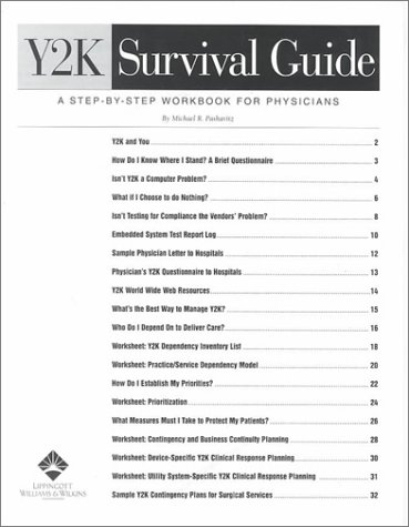 Amazon | Y2K Survival Guide: A Step-By-Step Workbook for Physicians ...