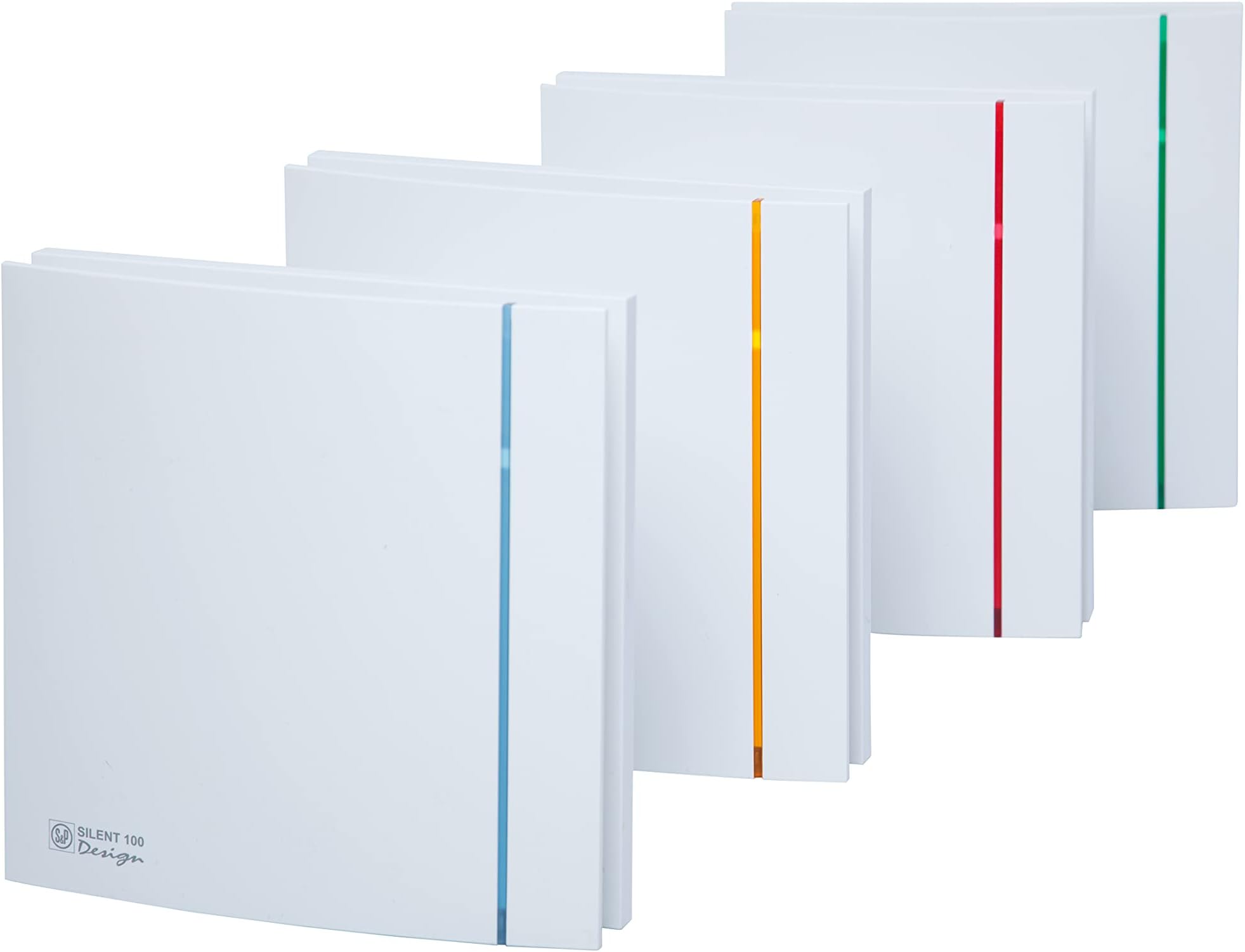 Extractor de aire para baño silent design 100 S&P, extractor para ...