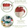 Nicola Spring Ceramic Coffee Mugs Set - 475ml - 4pc 4 Colour Dipped ...