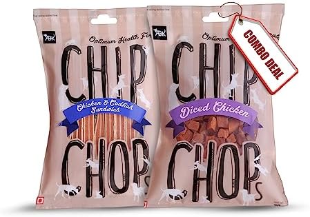 Buy Combo of Chip Chop Dog Treat, Healthy Nutritious Treat, Diced ...