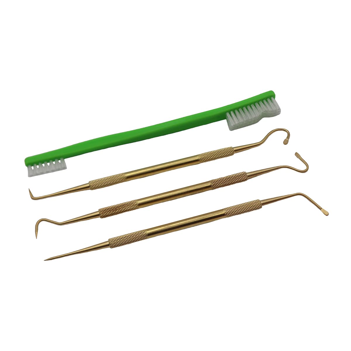 Amazon.com : Grip 4 pc Gunsmithing Pick & Brush Tool Set - Flat Edge ...