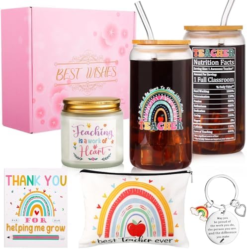 Amazon.com | UAREHIBY Teacher Appreciation Gifts for Women,Christmas Thank You Teacher Gifts ...