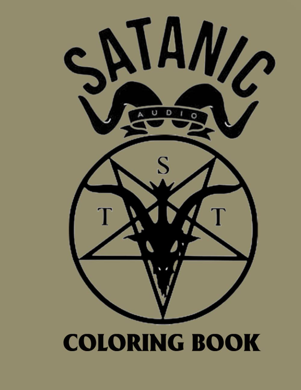 Buy Satanic Coloring Book: Coloring Your Satan, Lucifer, Black Goat ...
