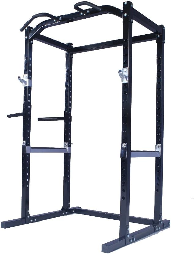 Amazon.com : Powertec Fitness Workbench Power Rack, Black : Sports ...