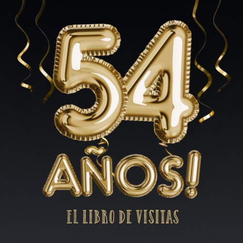 54 Anos El Libro De Visitas Decoracion Para El 54 | Desertcart Morocco