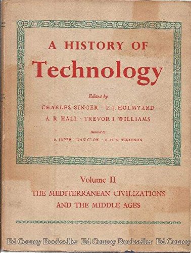 A History of Technology Volume Ii the Mediterranean Civilizations and ...
