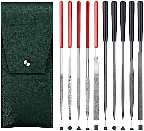 12 Piece Precision Needle File Set - File Handles - Amazon.com