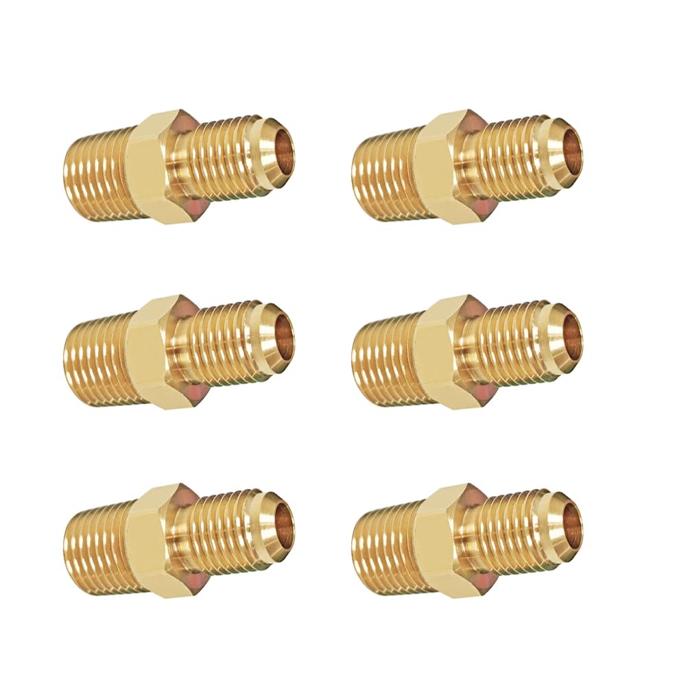 HQMPC Gas Connect Adapter Brass Union Coupler Adapter Gas x Flare ...