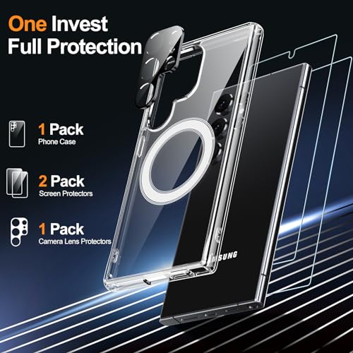 Snapklik.com : AMILIFECASES For Samsung Galaxy S24 Ultra Case Clear