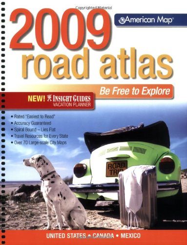 American Map 2009 Road Atlas Midsize: United States, Canada, Mexico ...