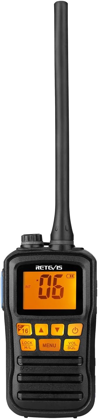 Amazon.com: Uniden MHS75 Waterproof Handheld 2-Way VHF Marine radio ...