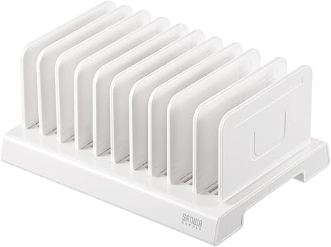 Amazon.co.jp: サンワサプライ(Sanwa Supply) タブレット・スマートフォン用スタンド(10台収納タイプ) PDA-STN20WN : パソコン・周辺機器