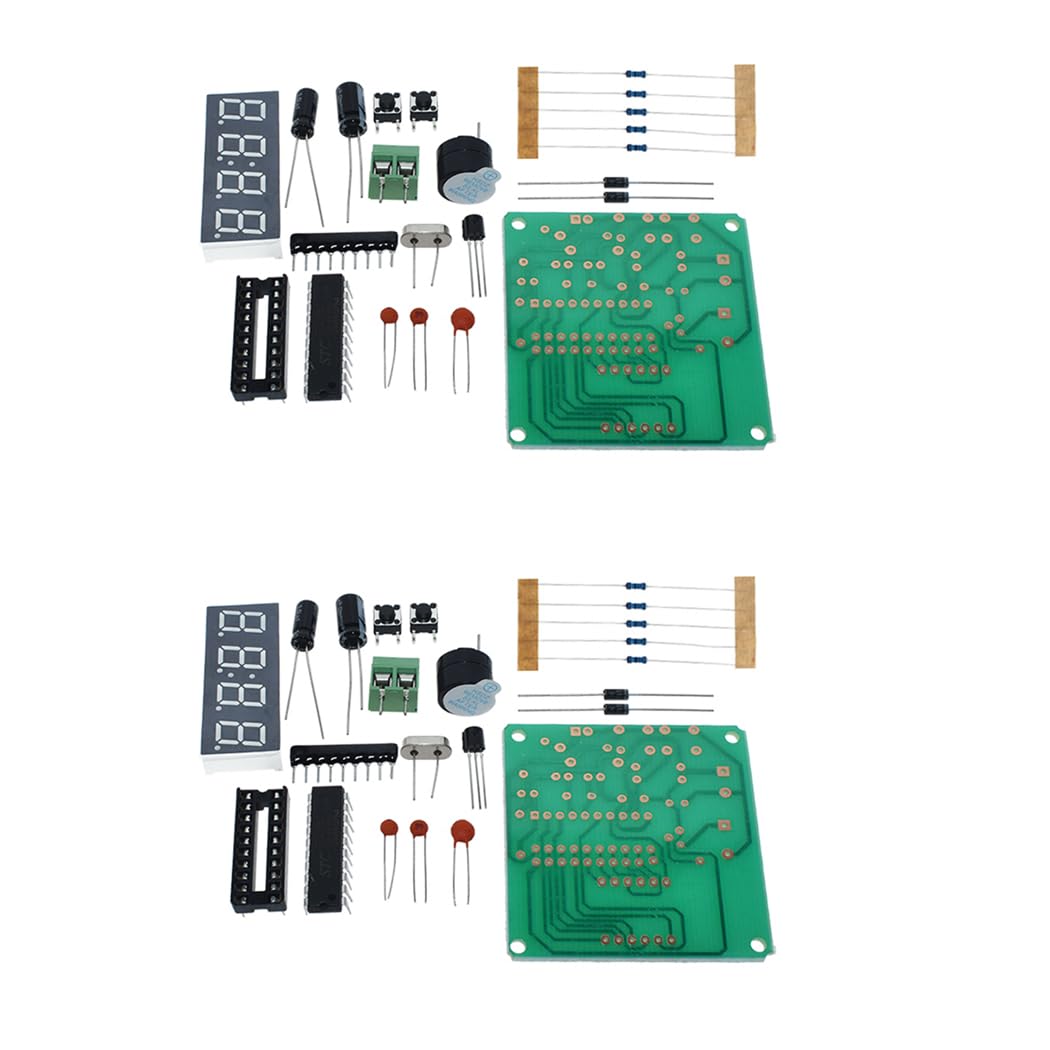 Amazon.com: HiLetgo 2pcs AT89C2051 Digital LED Display Electronic Clock ...
