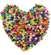 Amazon.com: Yowamho 1000Pcs Fuse Beads - 5mm Light Blue Melting Beads ...