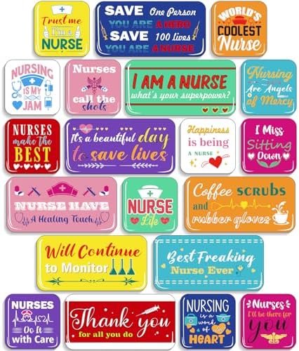 Amazon.com: Set of 4 - NURSE / NURSING - Funny Comedy MAGNETS ...