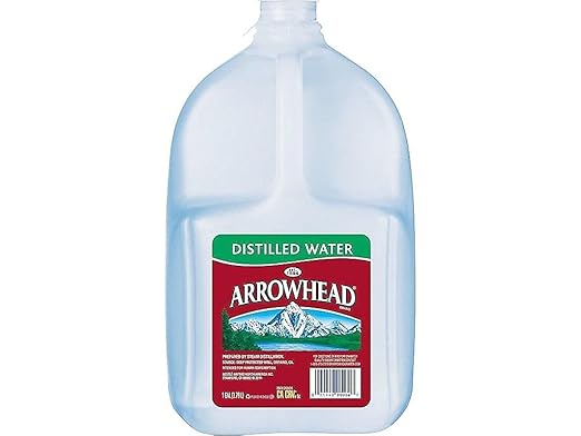 Amazon.com: Arrowhead 11475018 Distilled Water, 128 Fl. Oz., 6/Carton ...