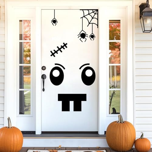 Amazon.com: SYLLABARY Halloween Wall Stickers, Creative Witch Hat Demon ...