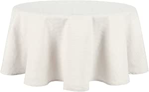 Amazon.com: Martha Stewart Honeycomb Tablecloth, 70" Round, Natural ...