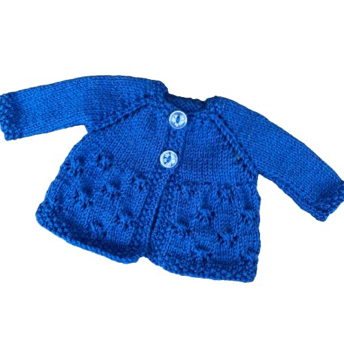 Amazon.com: Waldorf Doll Dark Blue Cardigan for 16-14 inch Dolls | Hand ...