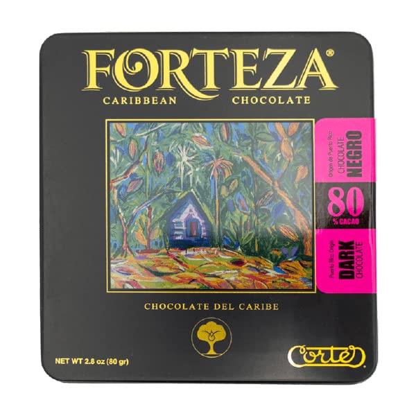 Amazon.com : FORTEZA Caribbean Premium Chocolate | Tin Gift Packaging ...