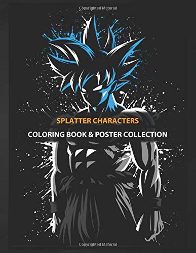 Coloring Book & Poster Collection: Splatter Characters Fascinating ...